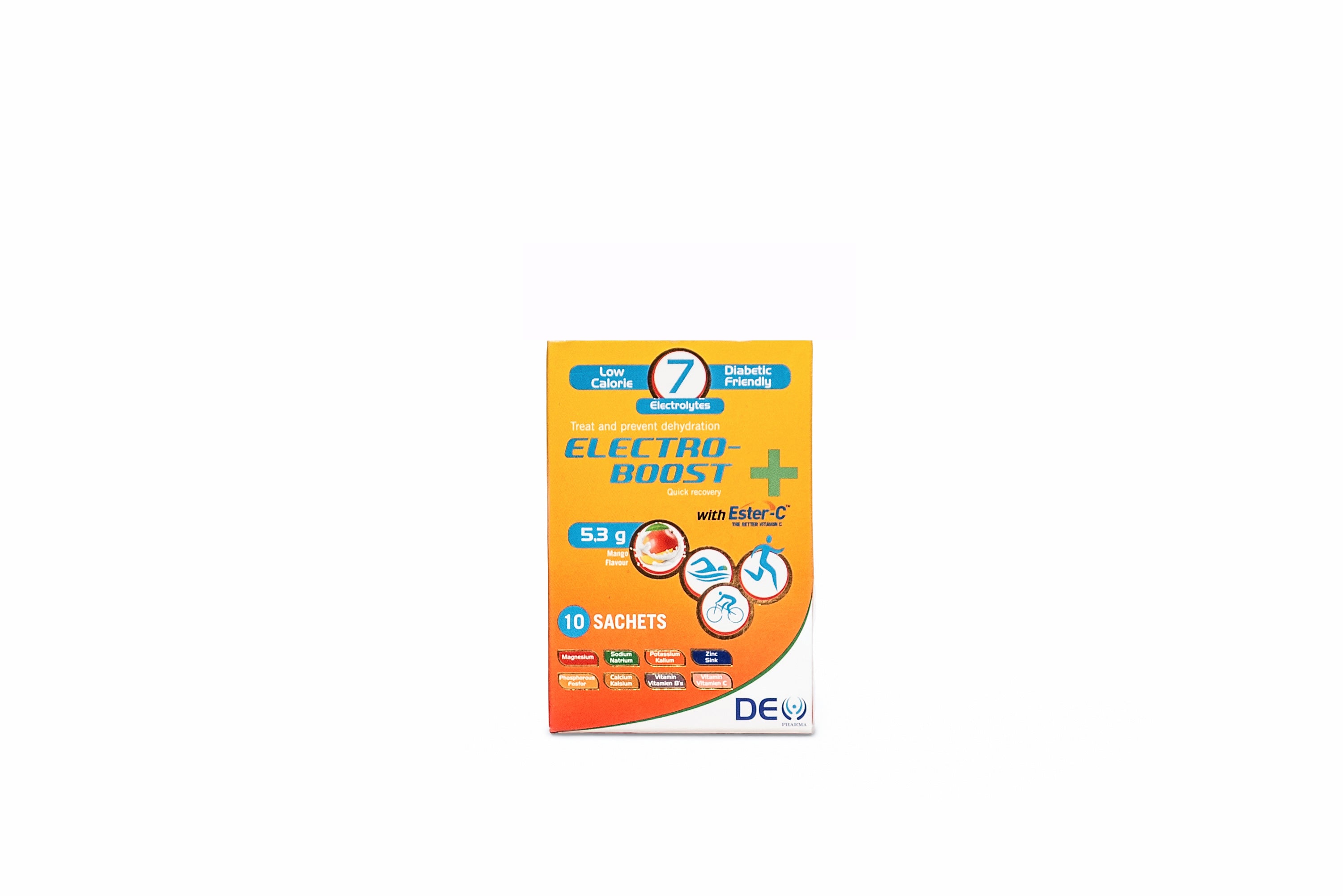 Electro-Boost + with Ester-C Mango - 10 Sachets – Pharma2U