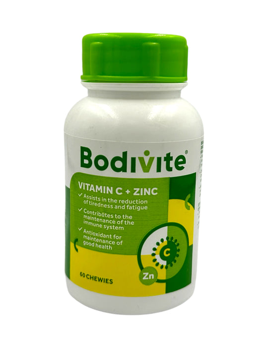 Bodivite Vitamin C plus Zinc Chewable Tablets - 60 Tablets – Pharma2U