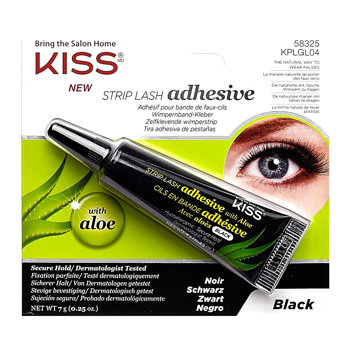 KISS Black Strip Lash Adhesive with Aloe - 7g – Pharma2U