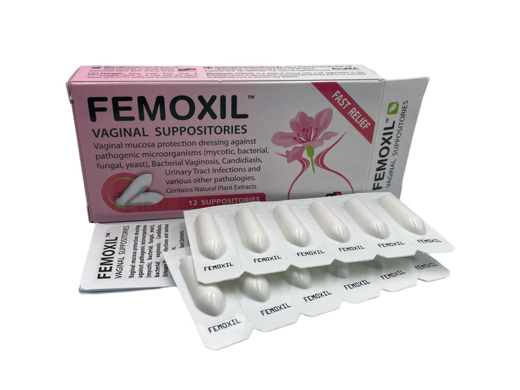 Femoxil Vaginal Suppositories - 12's – Pharma2U